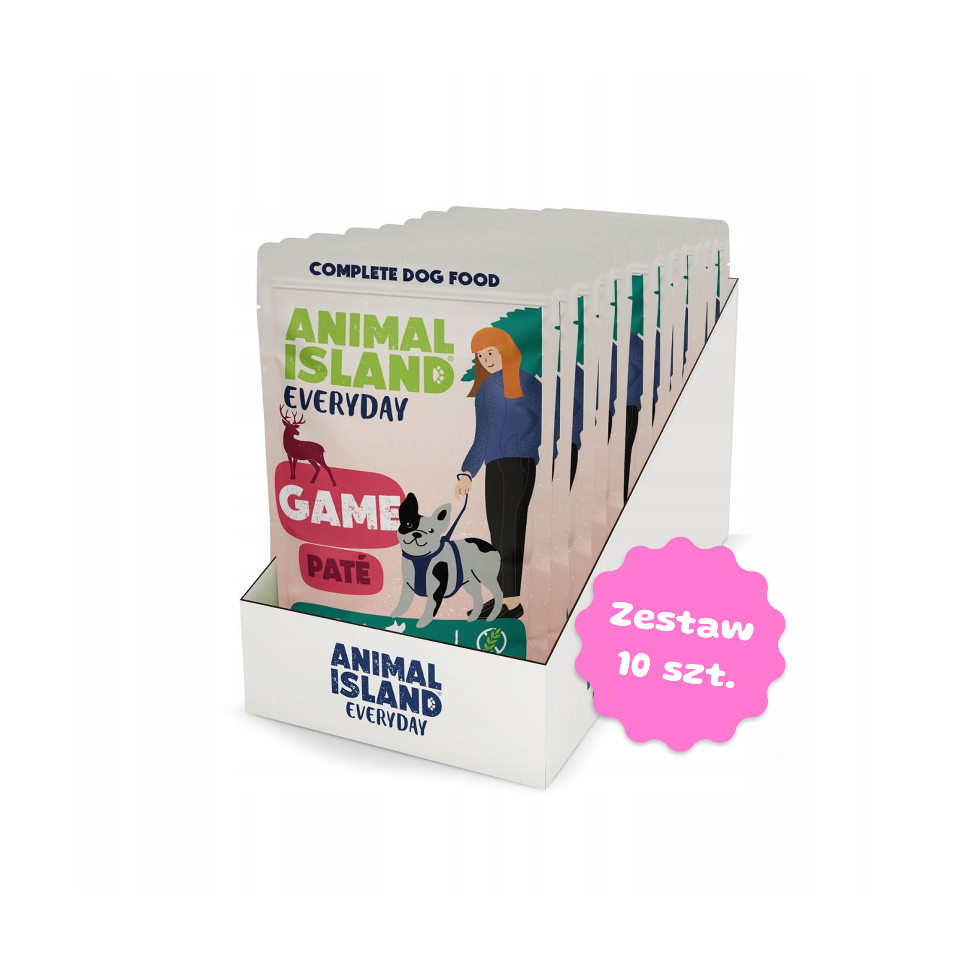 Animal Island Everyday Pate Zestaw pasztetów z dziczyzną karma mokra ...